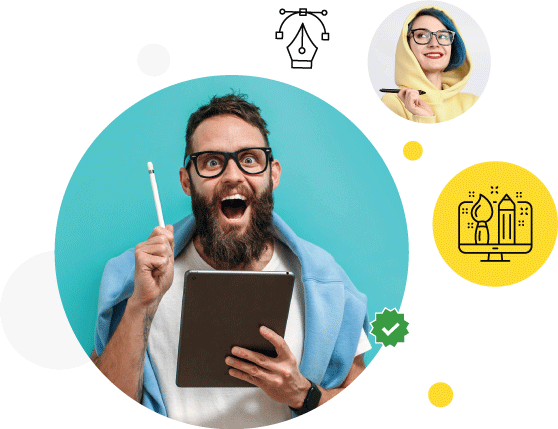 Hire Full-time Graphic Designer in 48 Hours