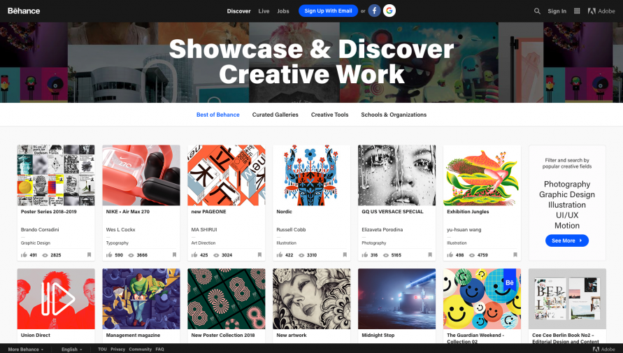 Top 10 smart animation inspirational website
