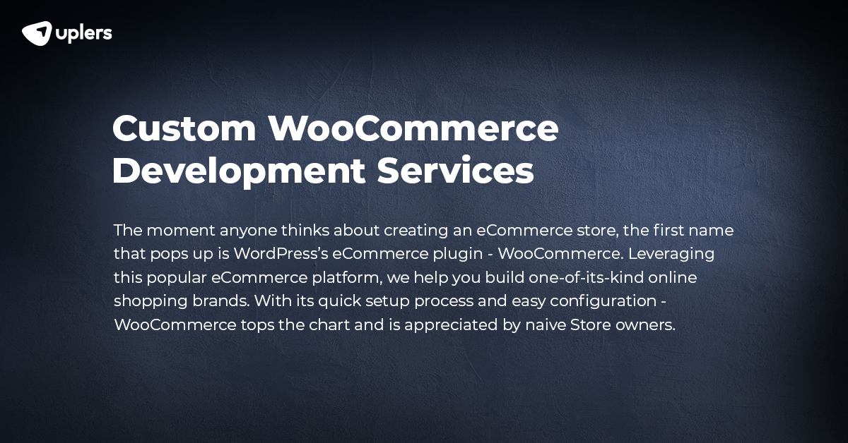 Woocommerce Development Services Company Uplers