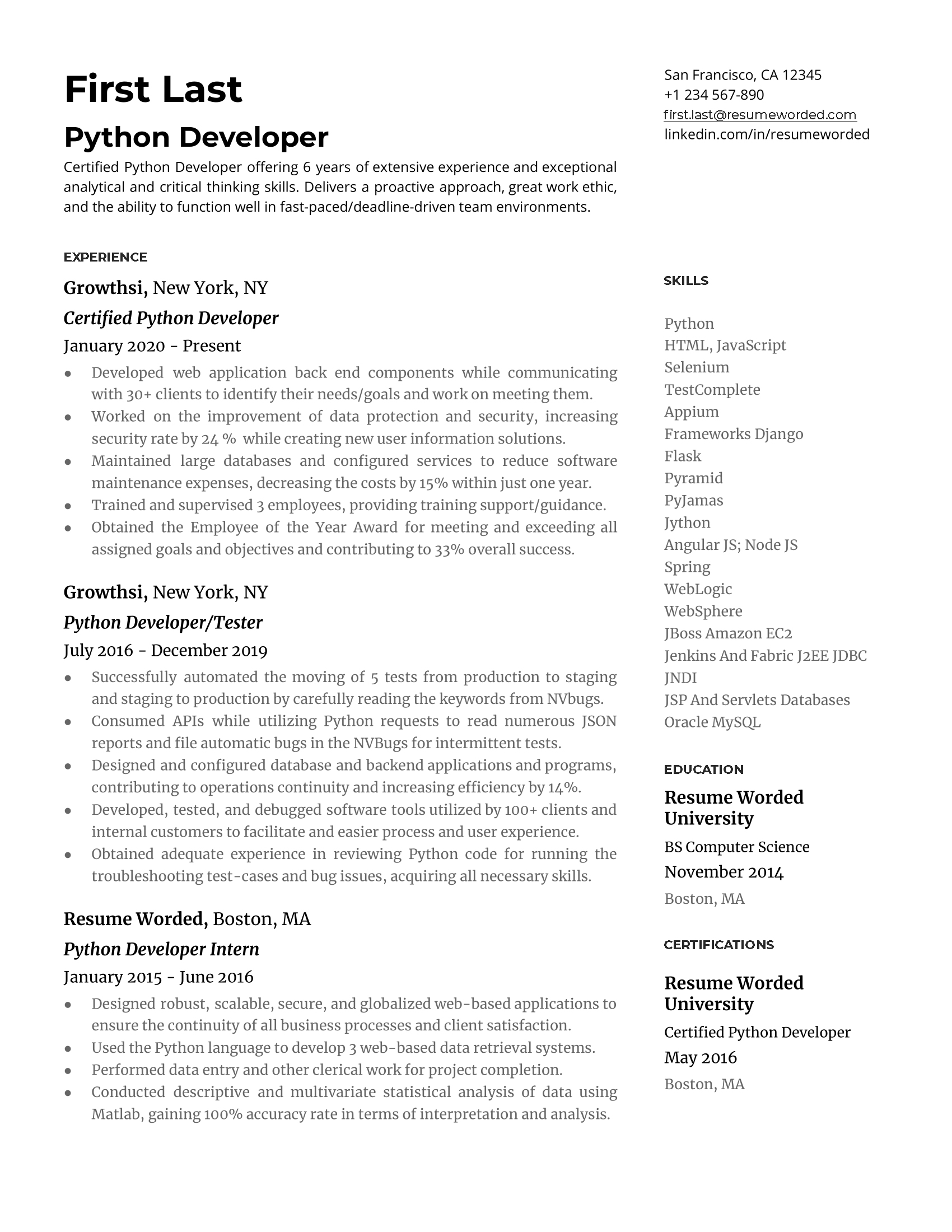 How to Shortlist the Best Python Developer Resume? Tips from Experts!