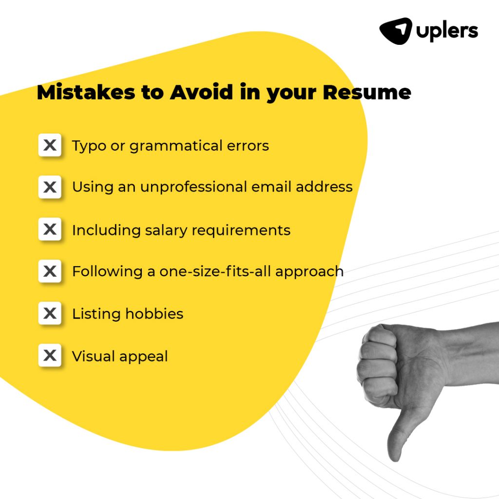 Resume Writing Tips: How to Craft an Impressive Resume - Uplers