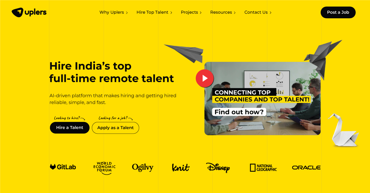 Hire Top Indian Talent From India S Largest Talent Network Uplers
